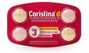 Coristina d pro com 4 comprimidos | CallFarma