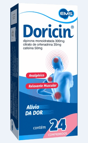Doricin caixa com 24 comprimidos ems | CallFarma